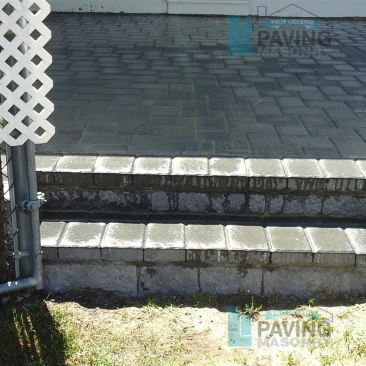 Paver Stoop Gallery - LI Paving and Masonry