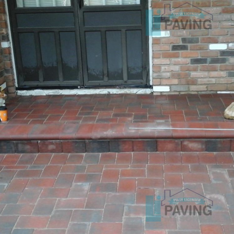Paver Stoop Gallery - LI Paving and Masonry