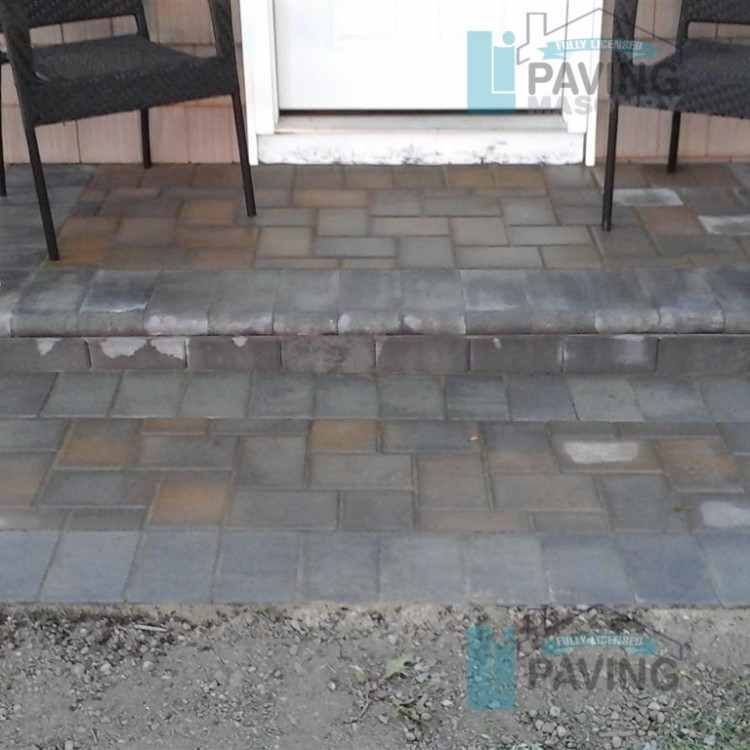 Paver Stoop Gallery - LI Paving and Masonry