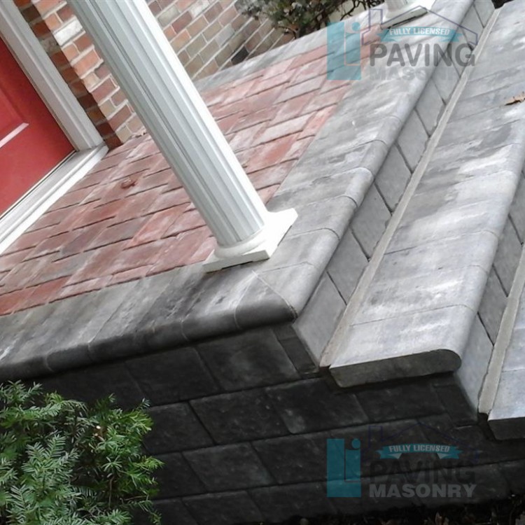 Paver Stoop Gallery - LI Paving and Masonry