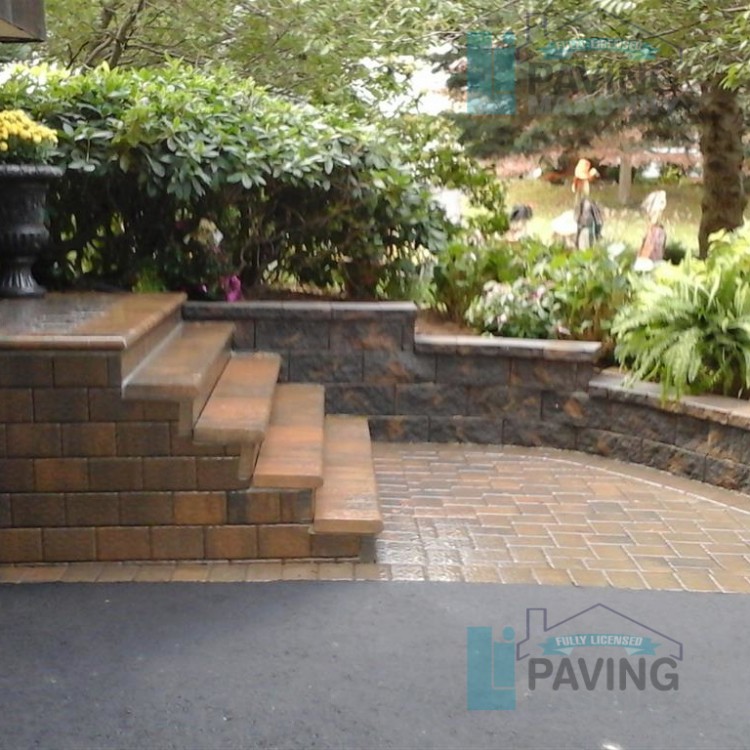Paver Stoop Gallery - LI Paving and Masonry