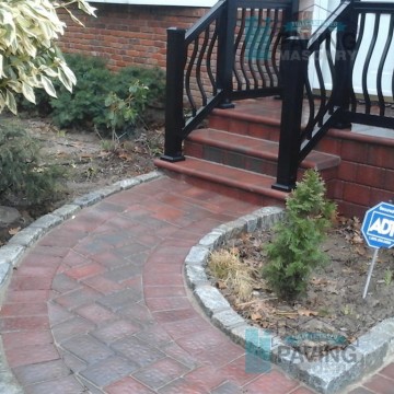 Paver Stoop Gallery - LI Paving and Masonry